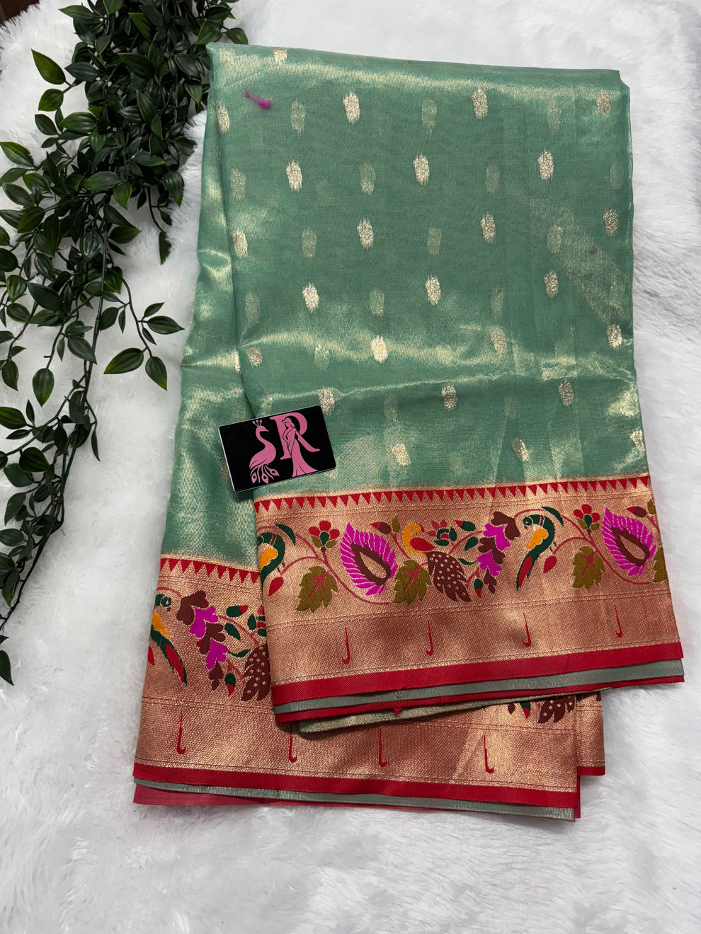 Tissue Paithani-SRTP04 – Swarna Reddys