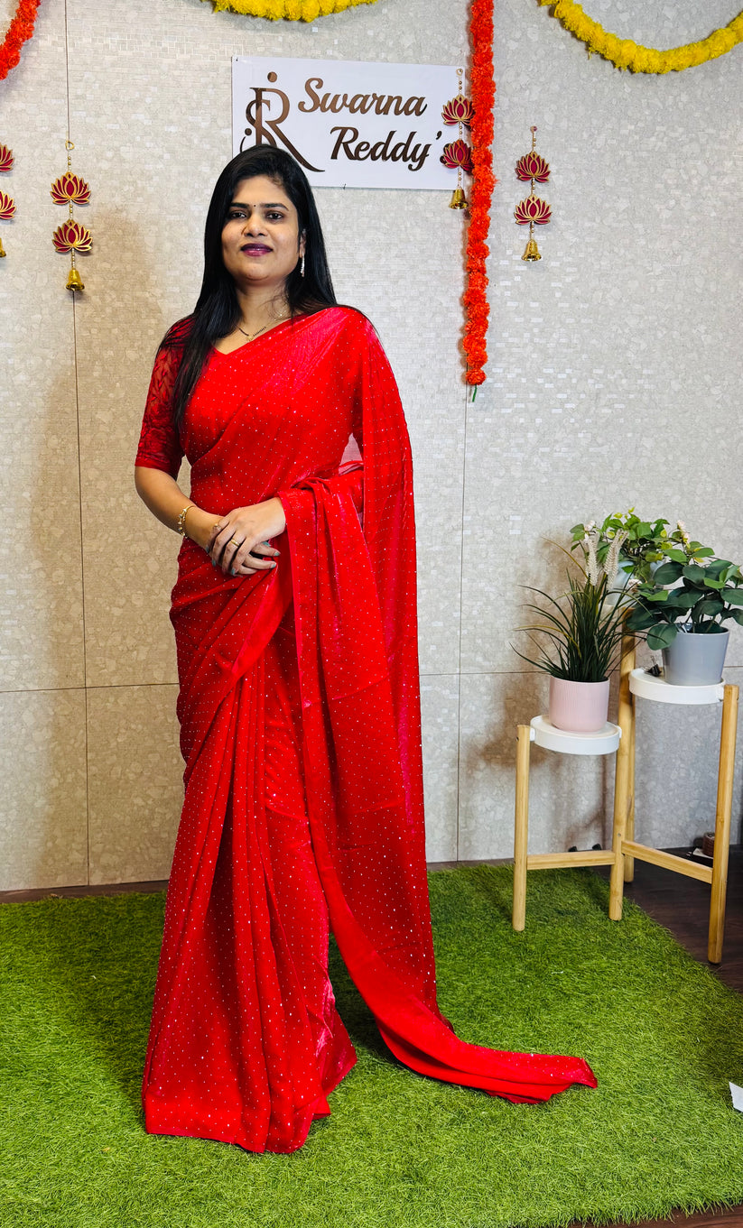 Pure Space Silk Saree – Swarna Reddys