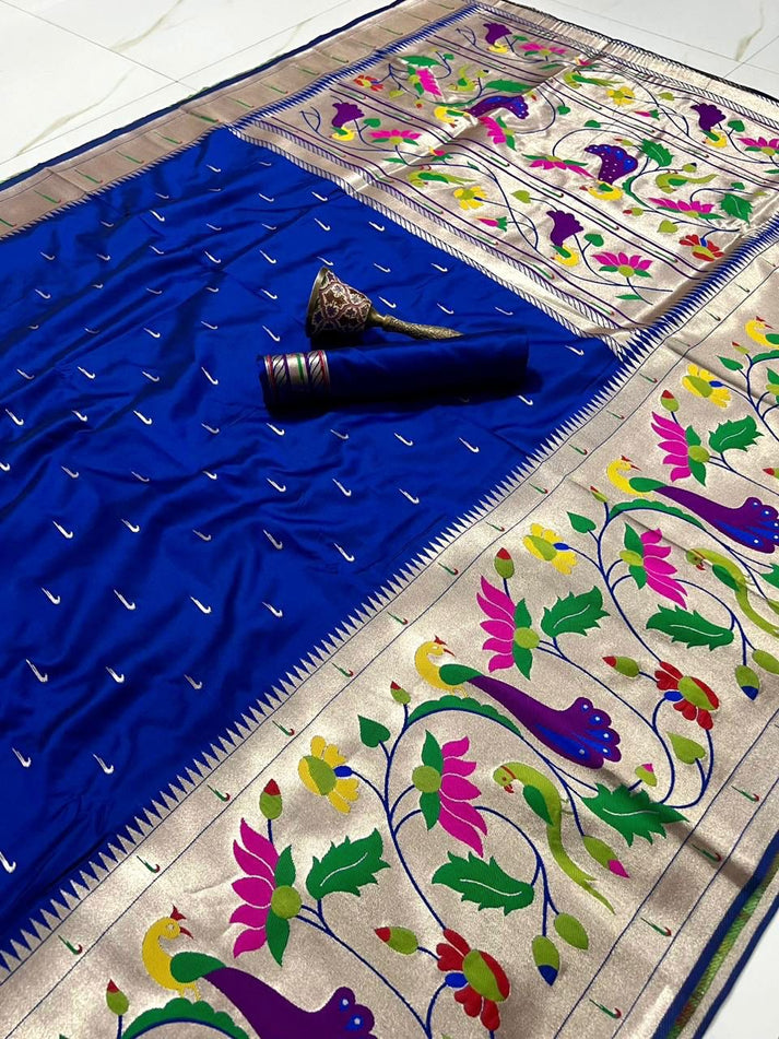 Paithani pattu saree-SRP019 – Swarna Reddys